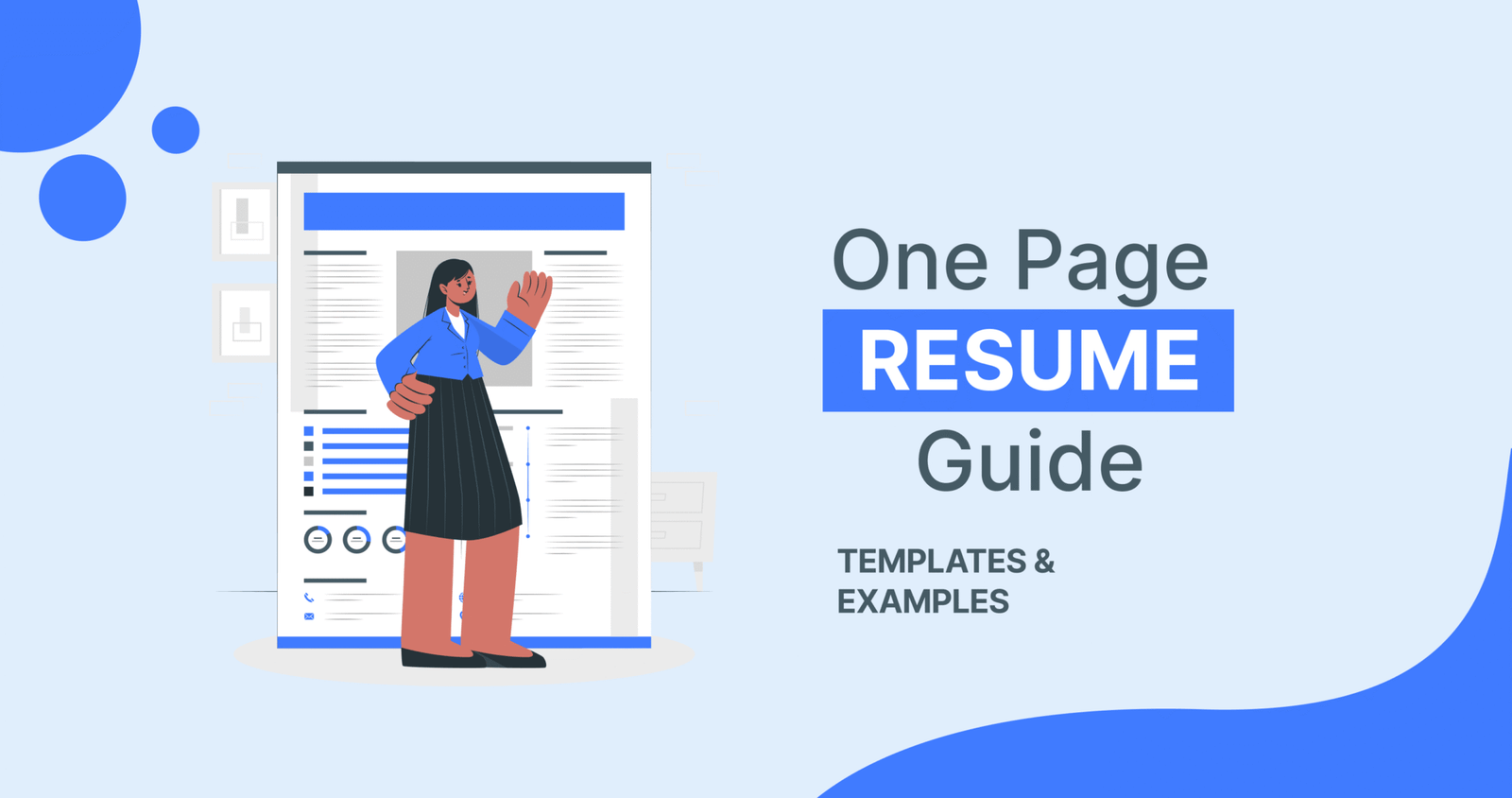 One-Page Resume Guide: Best Templates & Examples For 2025