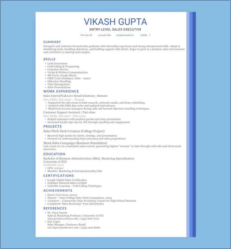 Tech Resume Template – Free PDF Download - LFR Builder